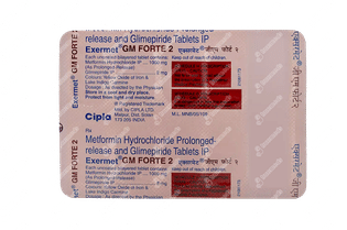 Exermet Gm Forte 2 Tablet: Uses, Side Effects, Price & Substitutes