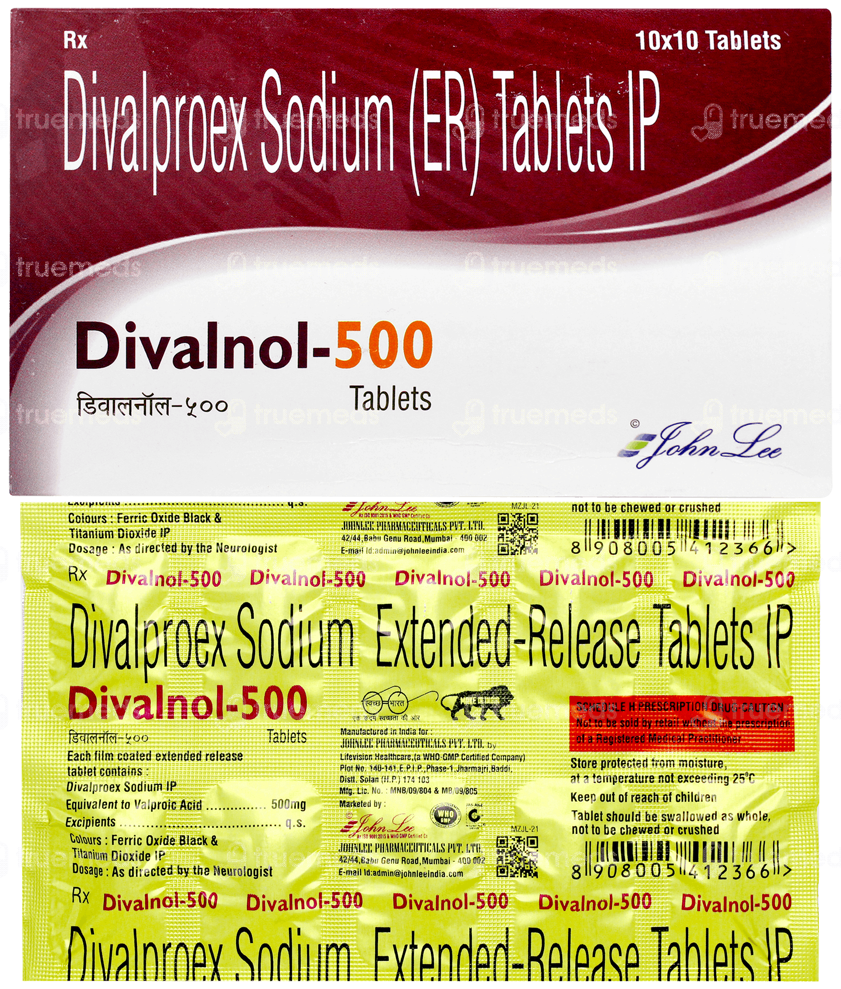 Divalnol 500 Tablet 10: Uses, Side Effects, Price & Substitutes