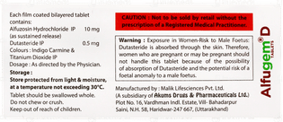 Alfugem D Er | Order Alfugem D Tablet Er Online at Truemeds