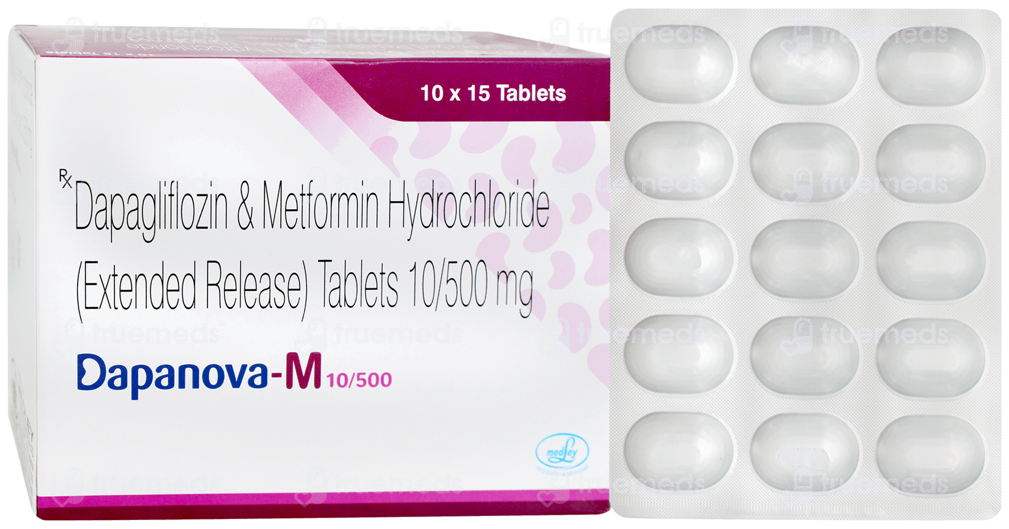 Dapanova M 10/500 MG Er | Order Dapanova M 10/500 MG Tablet Er Online ...