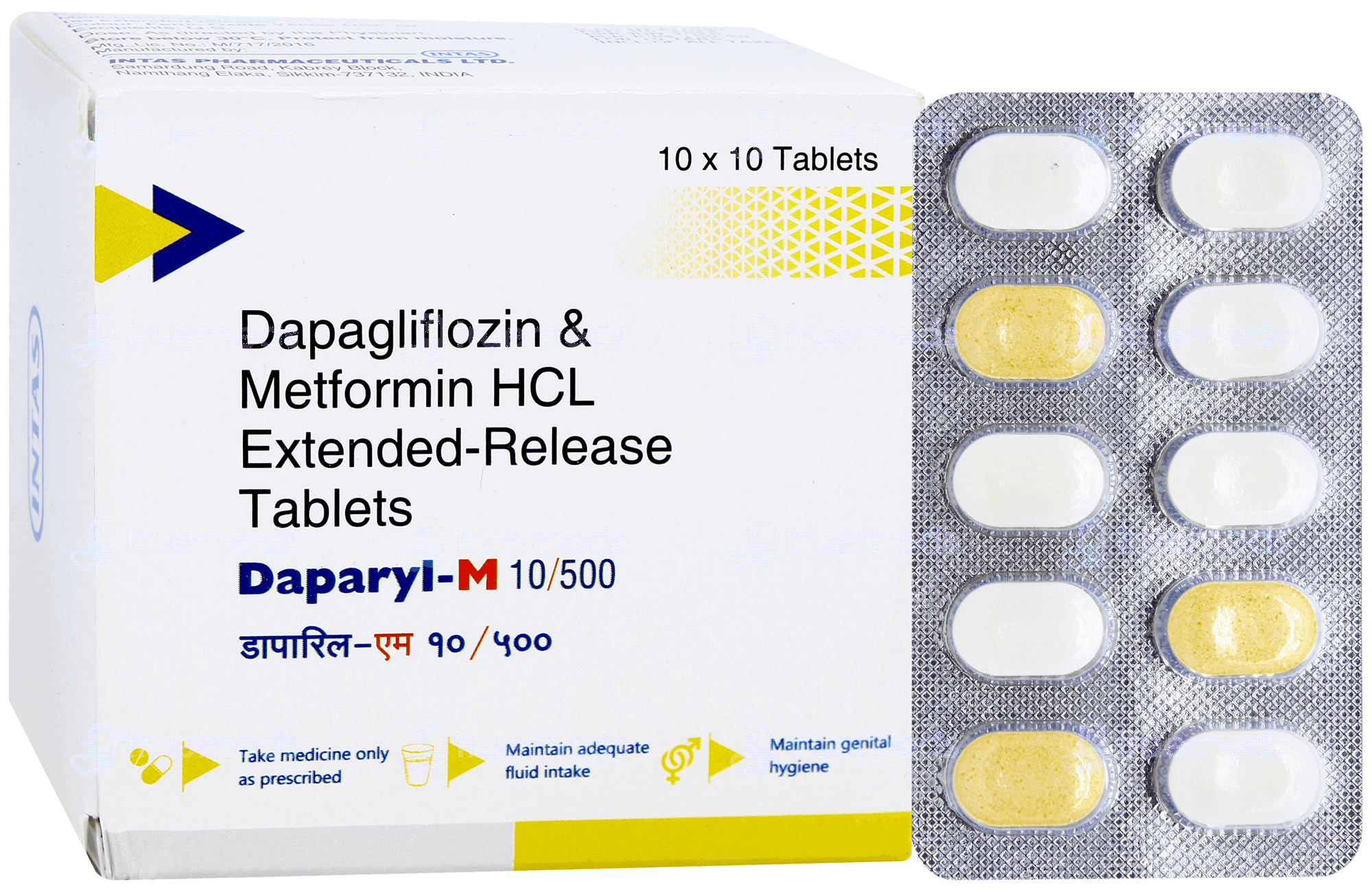 Daparyl M 10/500 MG Er | Order Daparyl M 10/500 MG Tablet Er Online at ...