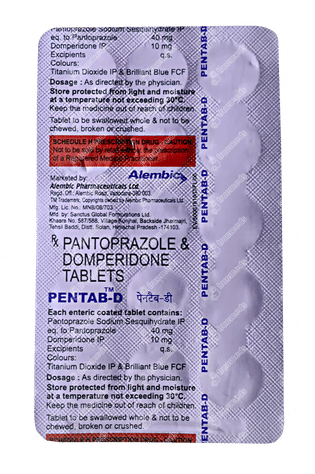 Pentab D Tablet 15: Uses, Side Effects, Price & Substitutes