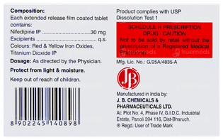 Nicardia Xl 30 MG | Order Nicardia Xl 30 MG Tablet Online at Truemeds