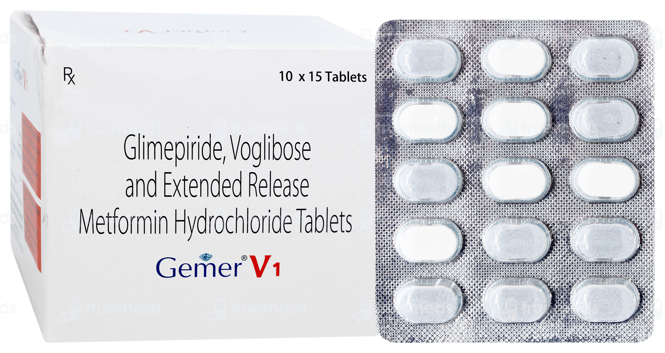 Gemer V 1 Tablet 15: Uses, Side Effects, Price & Substitutes
