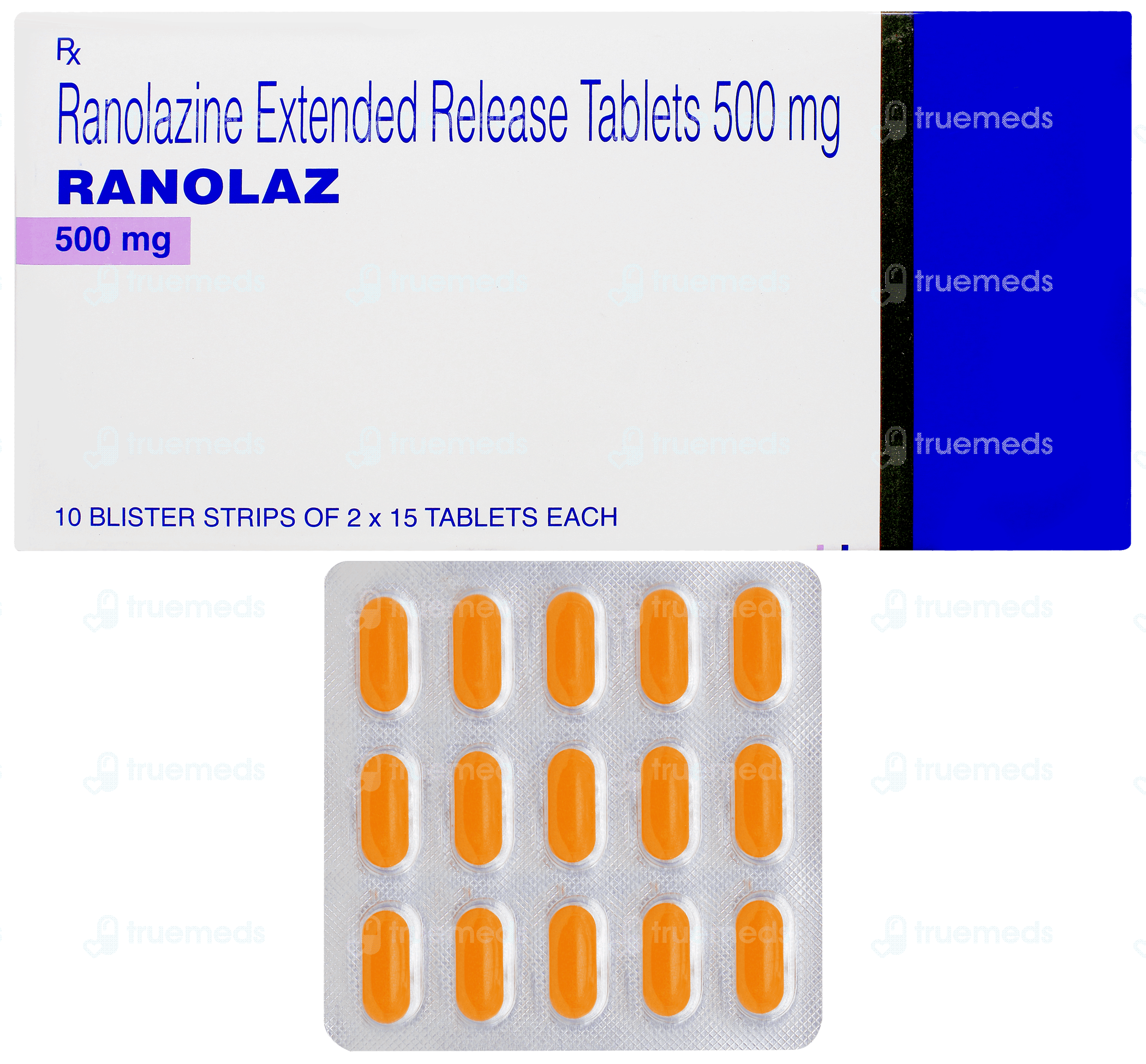 Ranolaz 500 MG Er | Order Ranolaz 500 MG Tablet Er Online at Truemeds