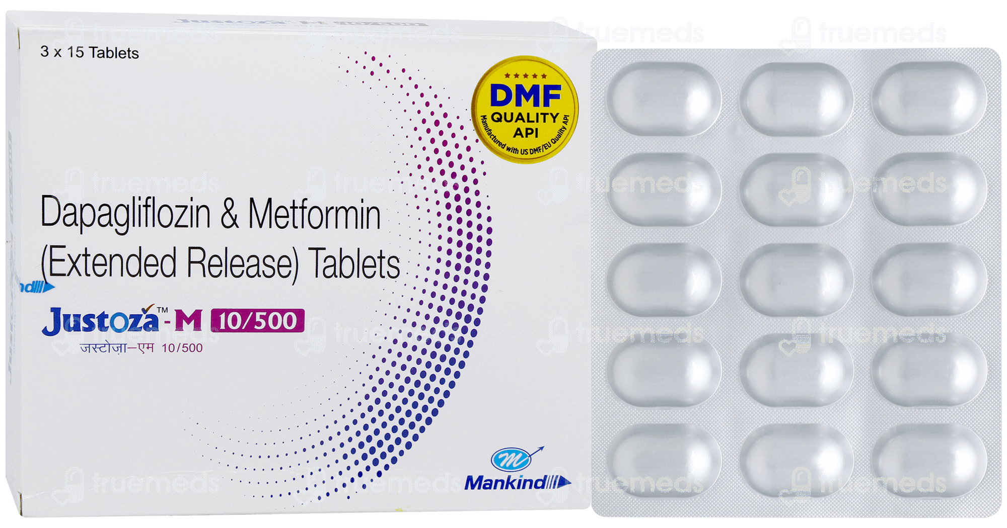 Justoza M 10/500 MG Er | Order Justoza M 10/500 MG Tablet Er 15 Online ...