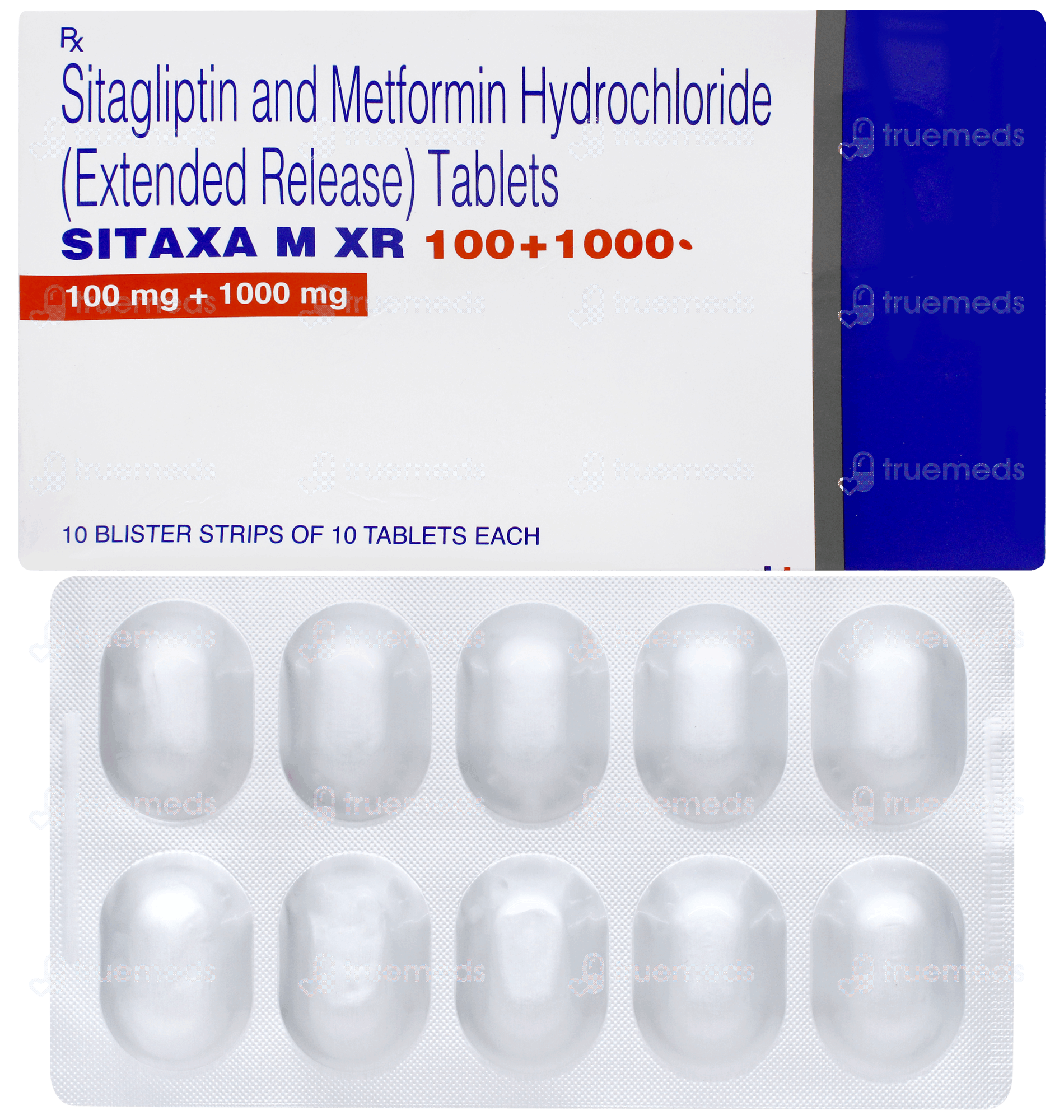Sitaxa M Xr 100/1000 Tablet: Uses, Side Effects, Price & Substitutes