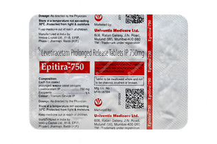 Epitira 750 Mg Tablet Pr 10 - Uses, Side Effects, Dosage, Price | Truemeds