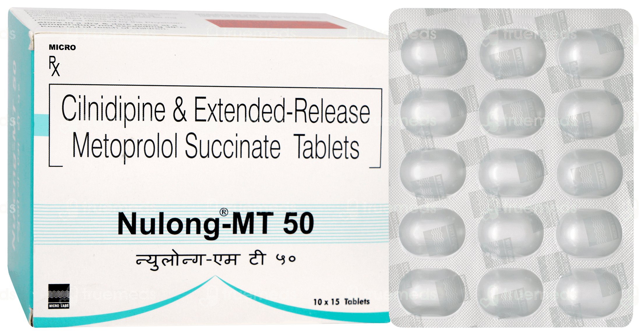 Nulong Mt 50 Mg Tablet Er 15 - Uses, Side Effects, Dosage, Price | Truemeds