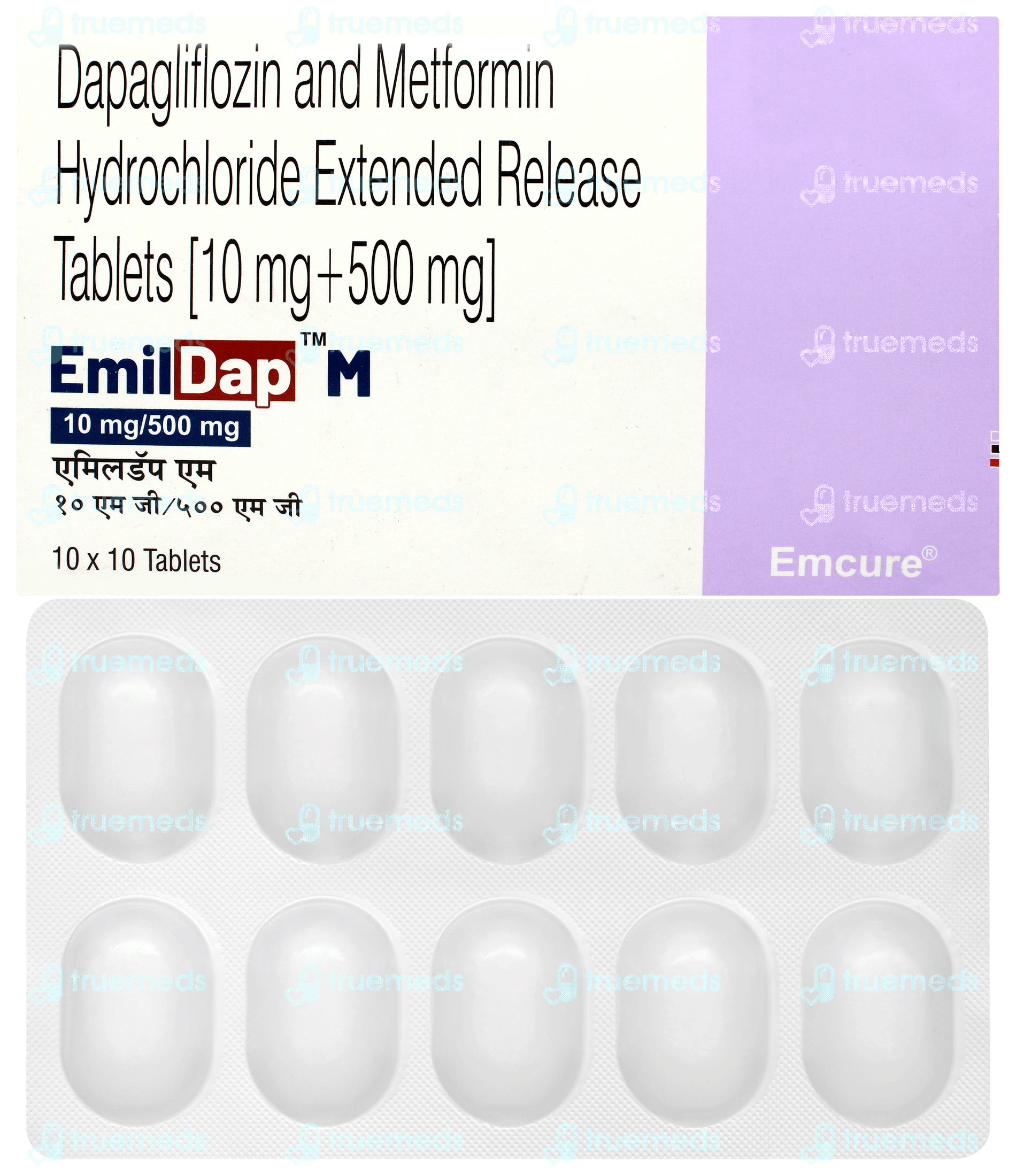Emildap M 10500 Mg Tablet Er 10 - Uses, Side Effects, Dosage, Price ...