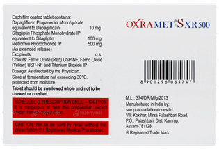Oxramet S Xr 500 Tablet 7: Uses, Side Effects, Price & Substitutes