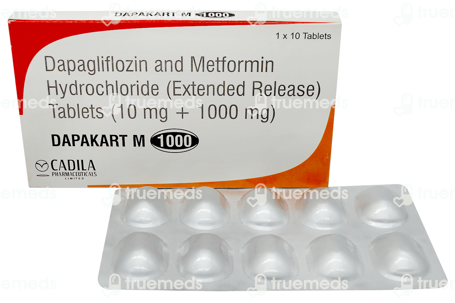 Udapa M 10/1000mg Xr Er | Order Udapa M 10/1000mg Xr Tablet Er Online at Truemeds