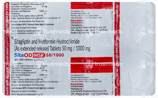 Sita Od Msr 50/1000 Tablet: Uses, Side Effects, Price & Substitutes