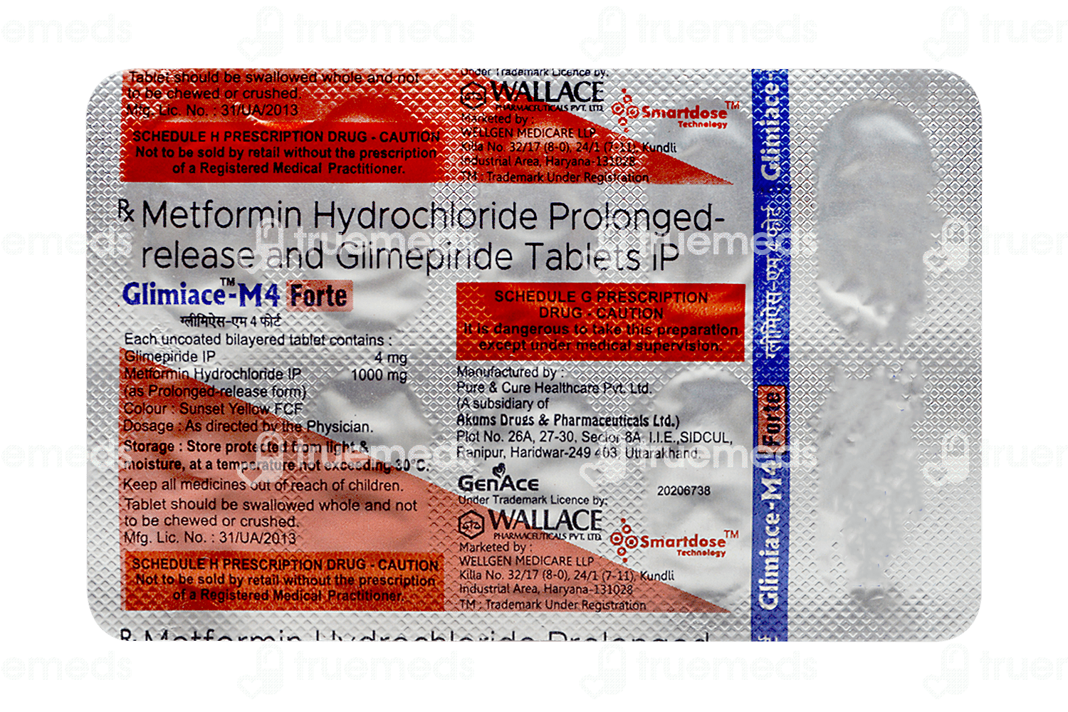 Glimiace M4 Forte Tablet Pr 10 - Uses, Side Effects, Dosage, Price | Truemeds