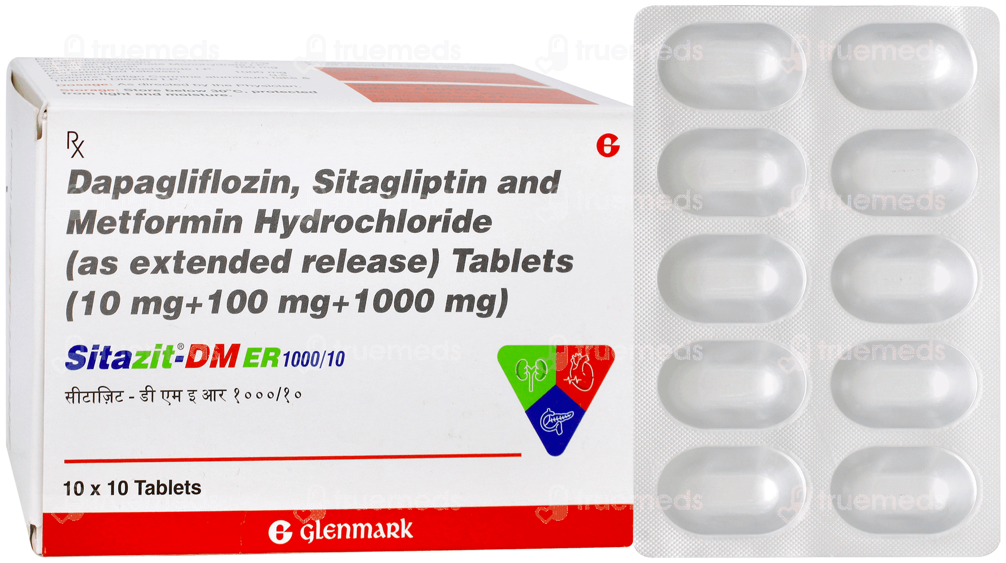 Sitazit Dm Er 1000/10 Tablet: Uses, Side Effects, Price & Substitutes