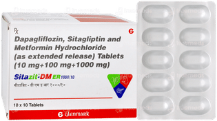 Sitazit Dm Er 1000/10 Tablet: Uses, Side Effects, Price & Substitutes