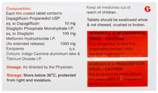 Sitazit Dm Er 1000/10 Tablet: Uses, Side Effects, Price & Substitutes