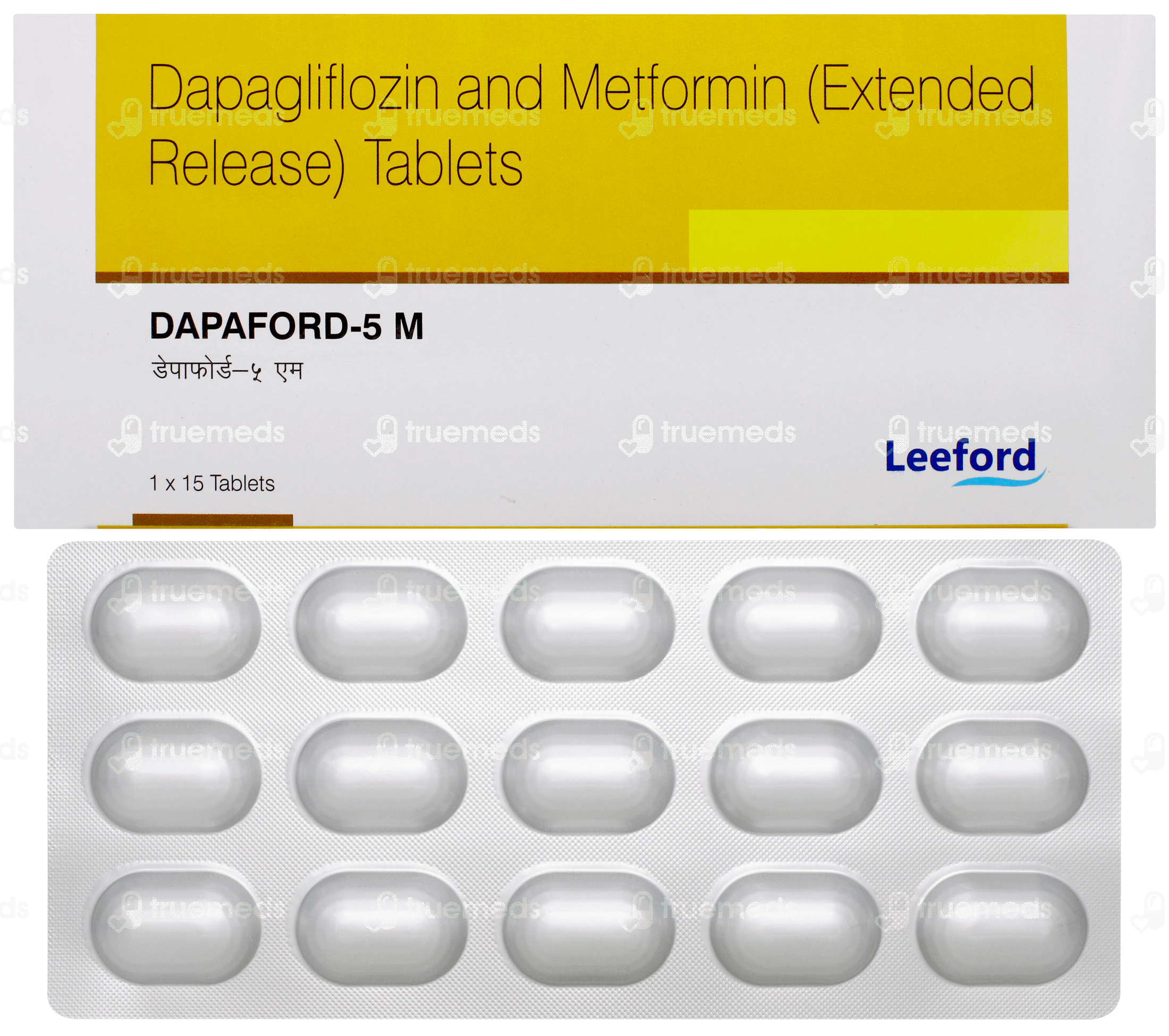 Dapaford 5 M Tablets Er 15 - Uses, Side Effects, Dosage, Price | Truemeds