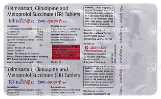 Telma Lnb 50 Tablet Er 10 - Uses, Side Effects, Dosage, Price | Truemeds
