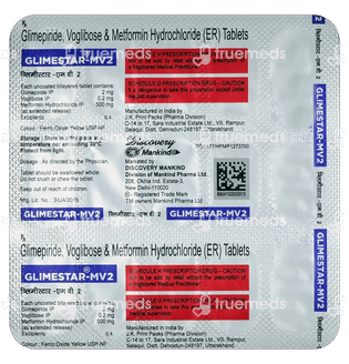 Glimestar Mv2 Tablet 15: Uses, Side Effects, Price & Substitutes