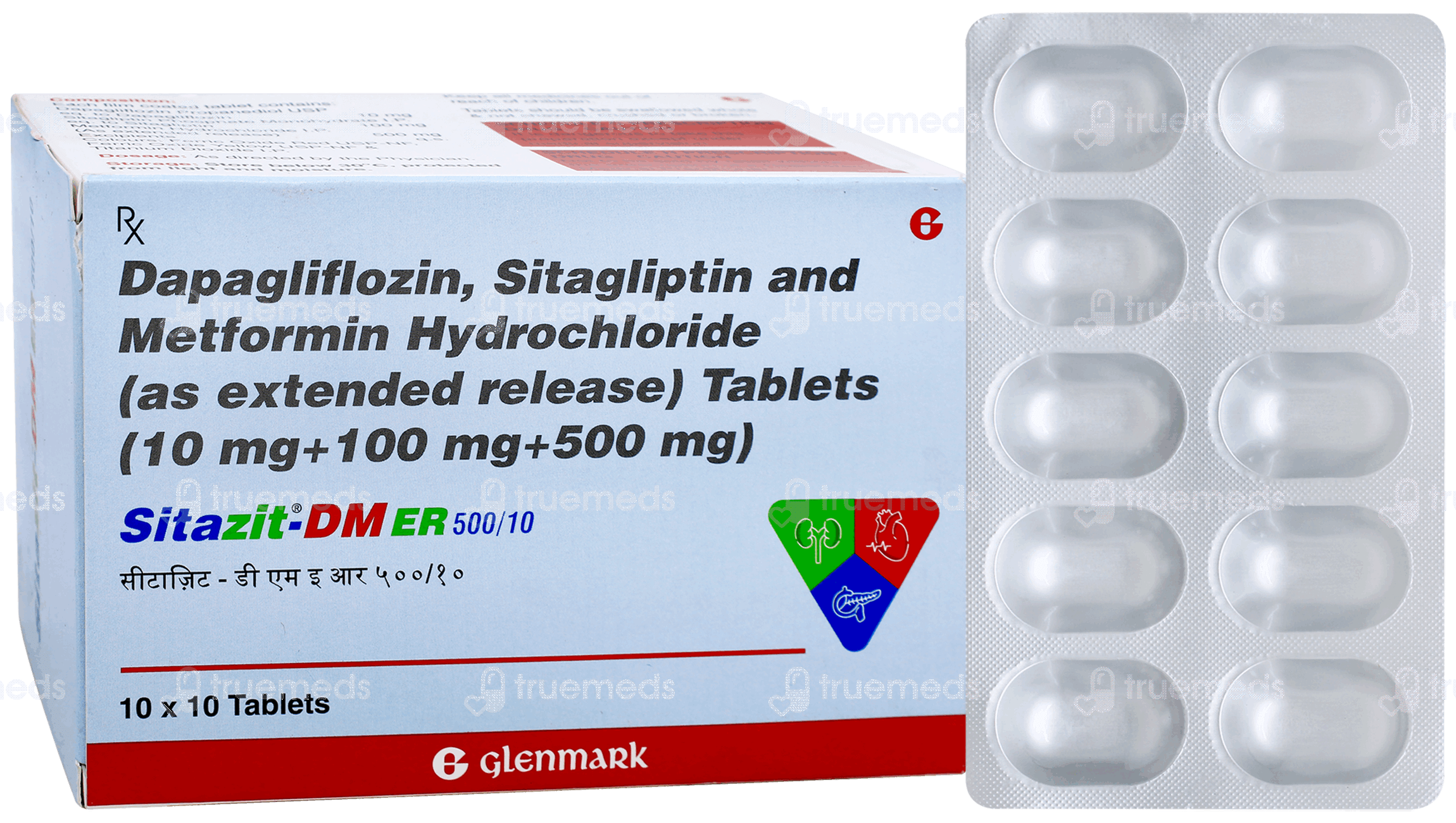 Sitazit Dm Er 500/10 Tablet: Uses, Side Effects, Price & Substitutes