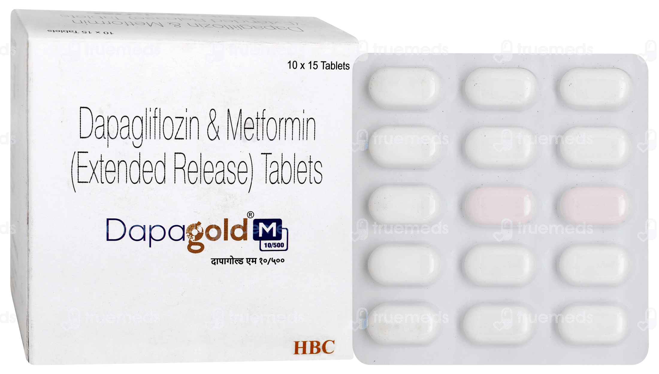 Dapagold M 10500 Mg Tablet Er 15 - Uses, Side Effects, Dosage, Price ...