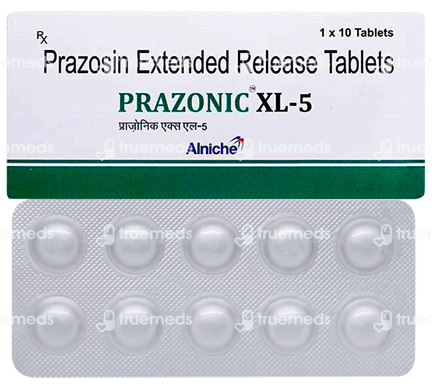 Prazonic 5 Mg Tablet Xl 10 - Uses, Side Effects, Dosage, Price | Truemeds
