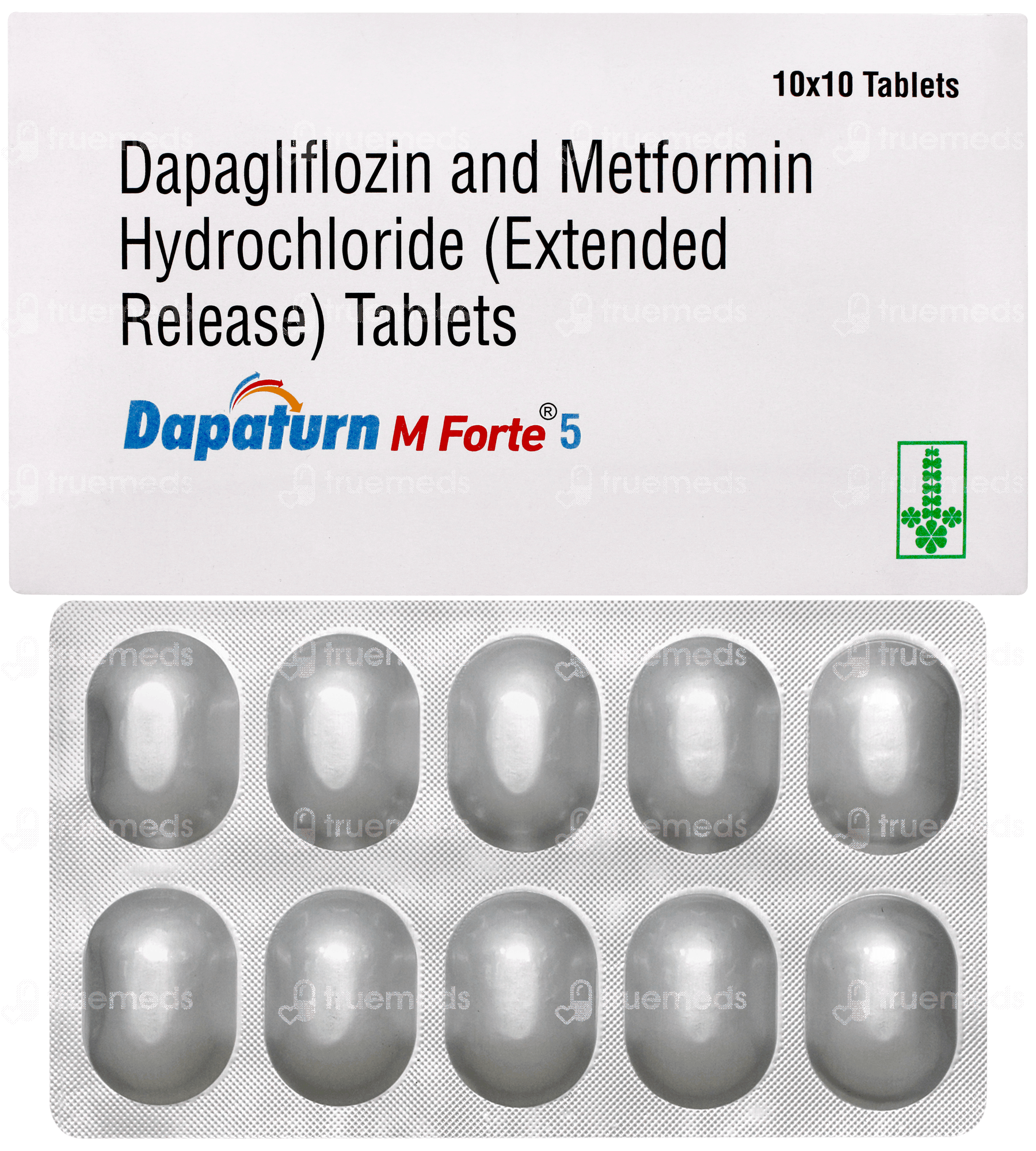 Dapaturn M Forte 5 Mg Tablet 10 - Uses, Side Effects, Dosage, Price ...