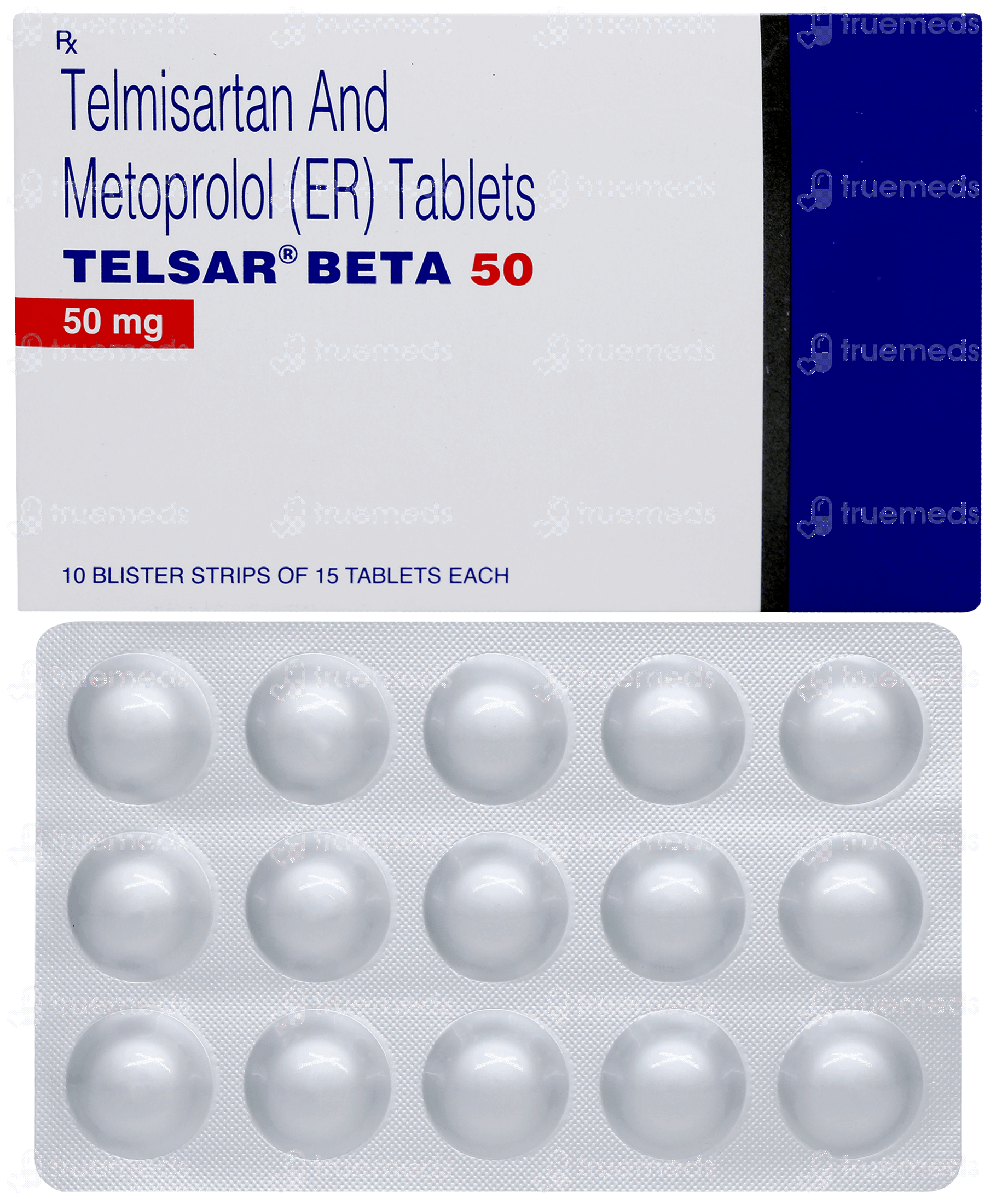 Telsar Beta 50 Tablet 15: Uses, Side Effects, Price & Substitutes