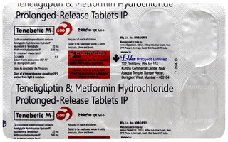 Tenebetic M 500 Tablet Pr 10: Uses, Side Effects, Price & Substitutes