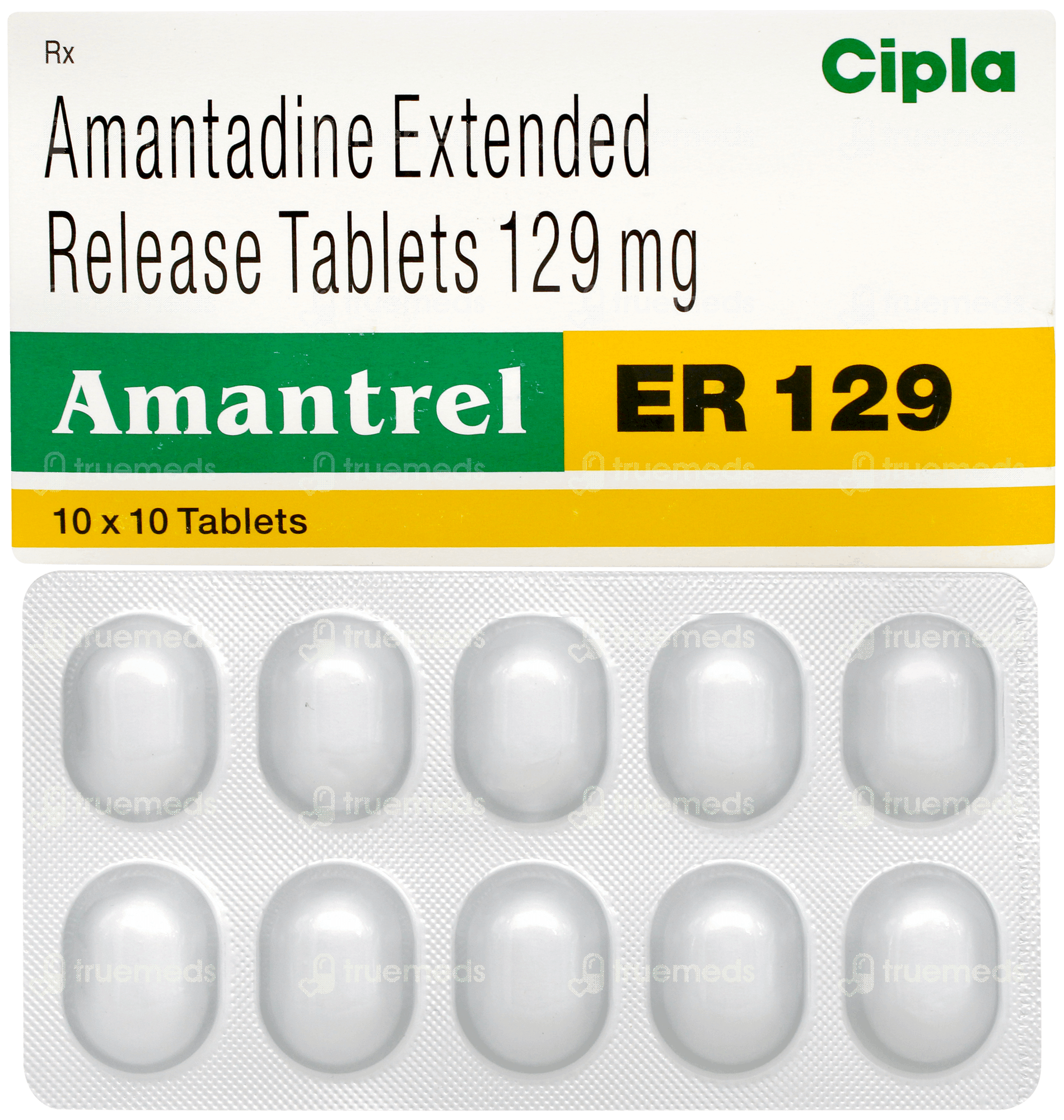 Amantrel Er 129 Mg Tablet 10 - Uses, Side Effects, Dosage, Price | Truemeds