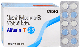 Alfusin T 25 Mg Tablet 10 - Uses, Side Effects, Dosage, Price | Truemeds