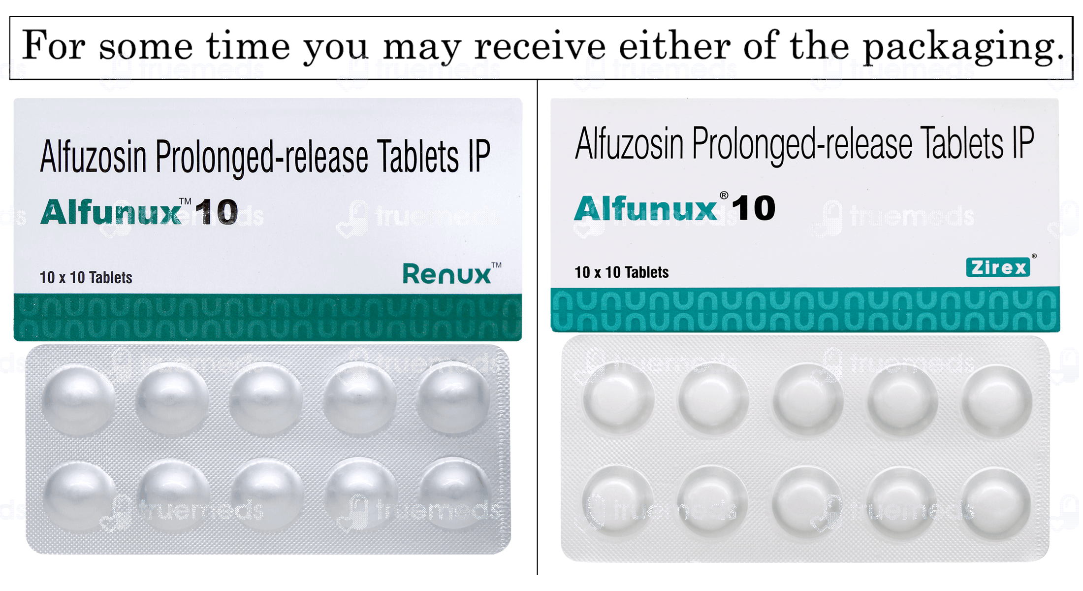Alfunux 10 Tablet Pr 10 - Uses, Side Effects, Dosage, Price | Truemeds