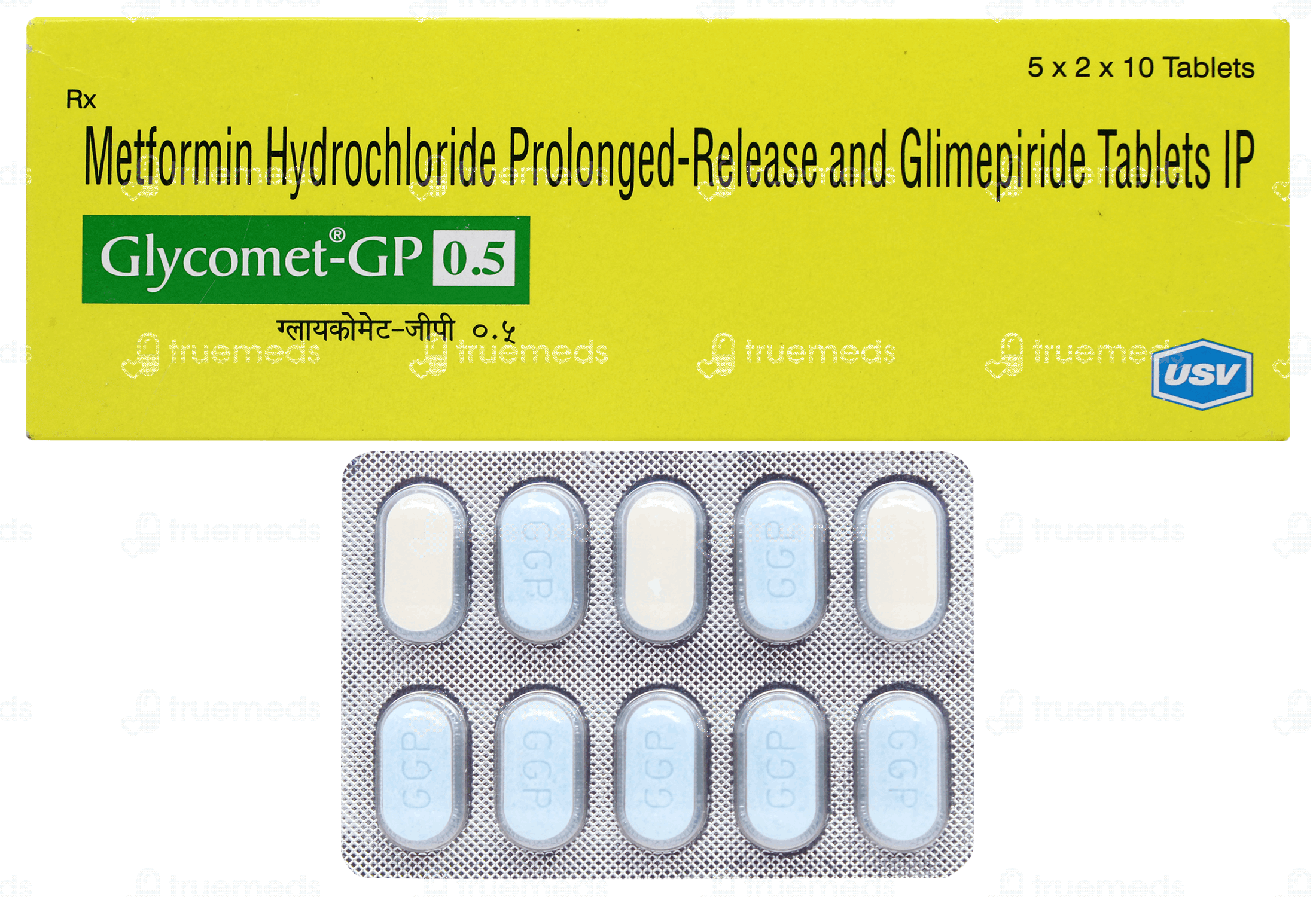 Glycomet Gp 0.5 Tablet: Uses, Side Effects, Price & Substitutes