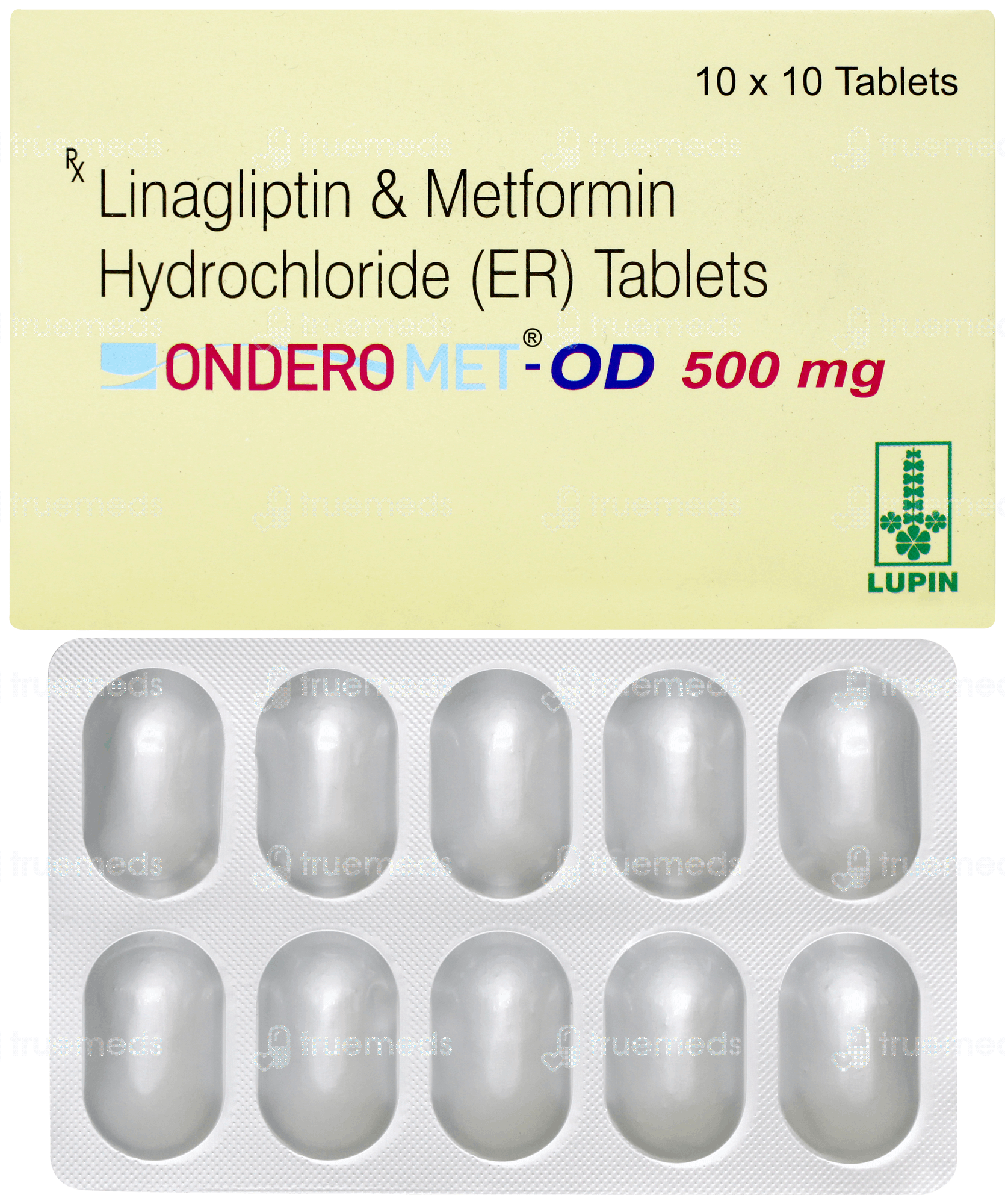 Ondero Met Od 500mg Tablet 10 - Uses, Side Effects, Dosage, Price ...