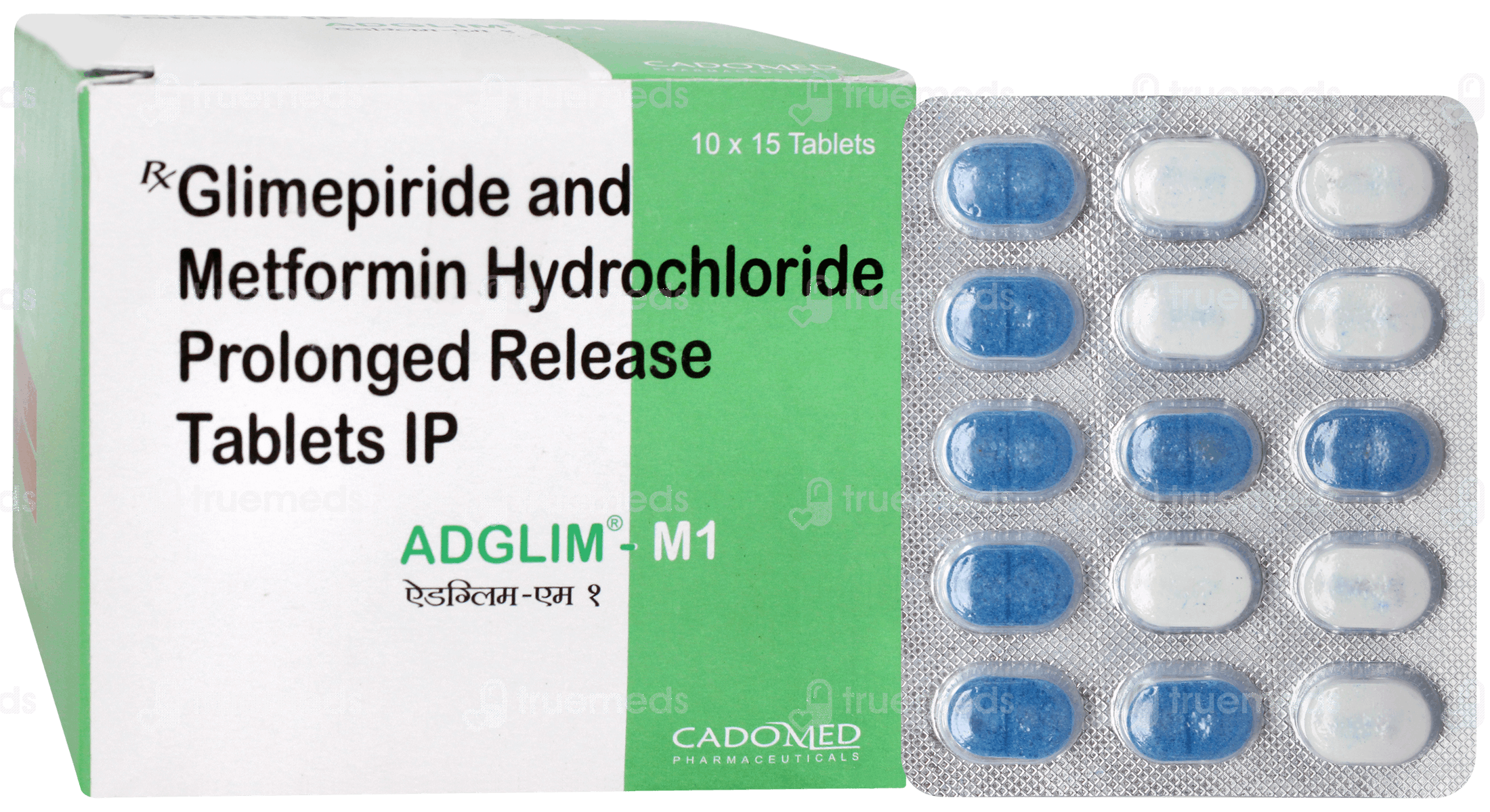 Adglim M1 Tablet 15 - Uses, Side Effects, Dosage, Price | Truemeds