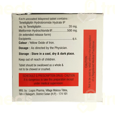 Freeglip M 500 Tablet 10 - Uses, Side Effects, Dosage, Price | Truemeds
