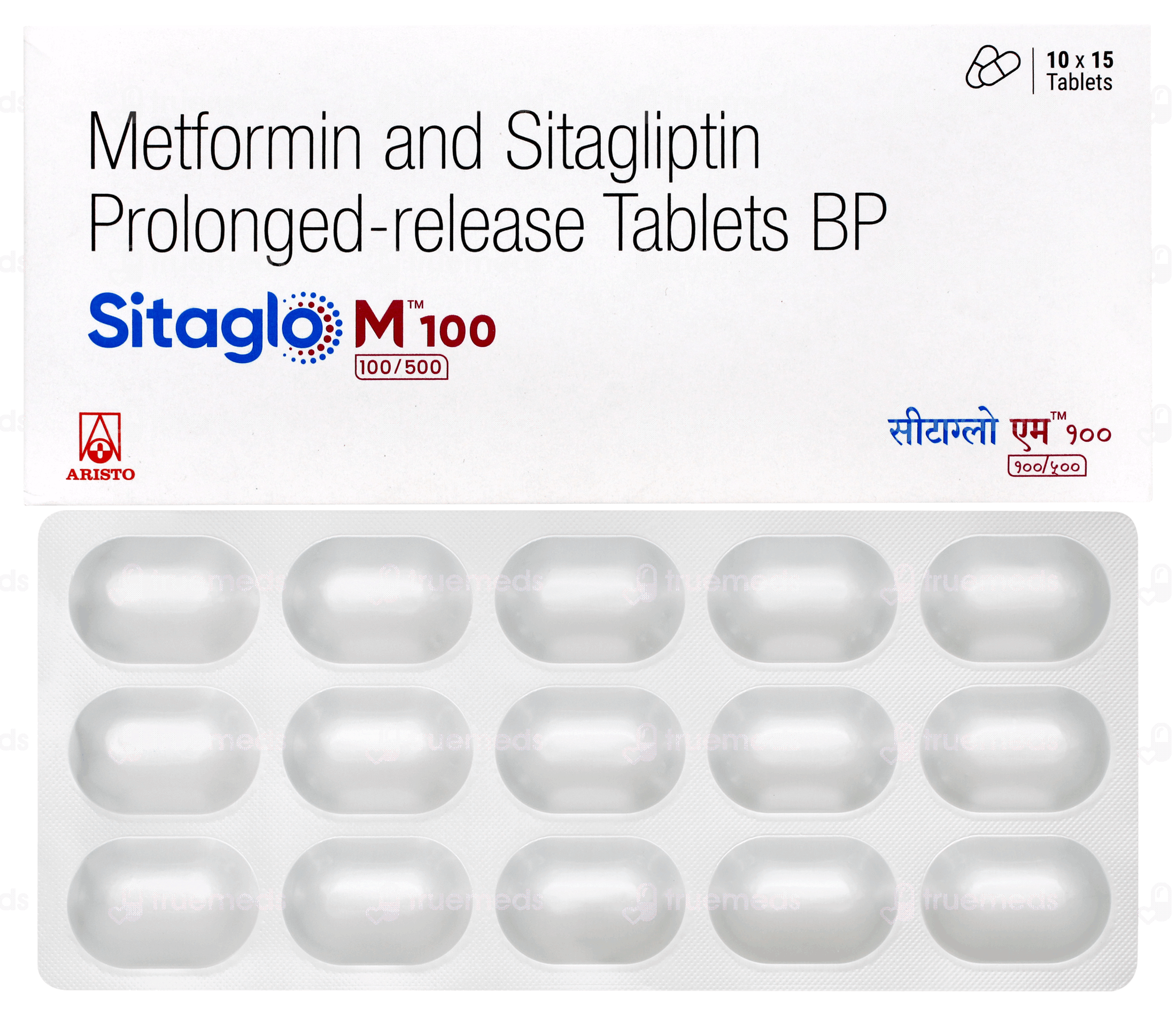 Sitaglo M 100 Tablet 15 - Uses, Side Effects, Dosage, Price | Truemeds