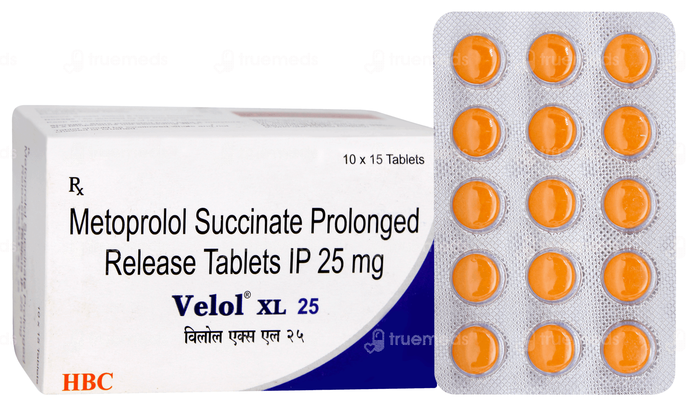 Velol Xl 25 Tablet 15 - Uses, Side Effects, Dosage, Price | Truemeds