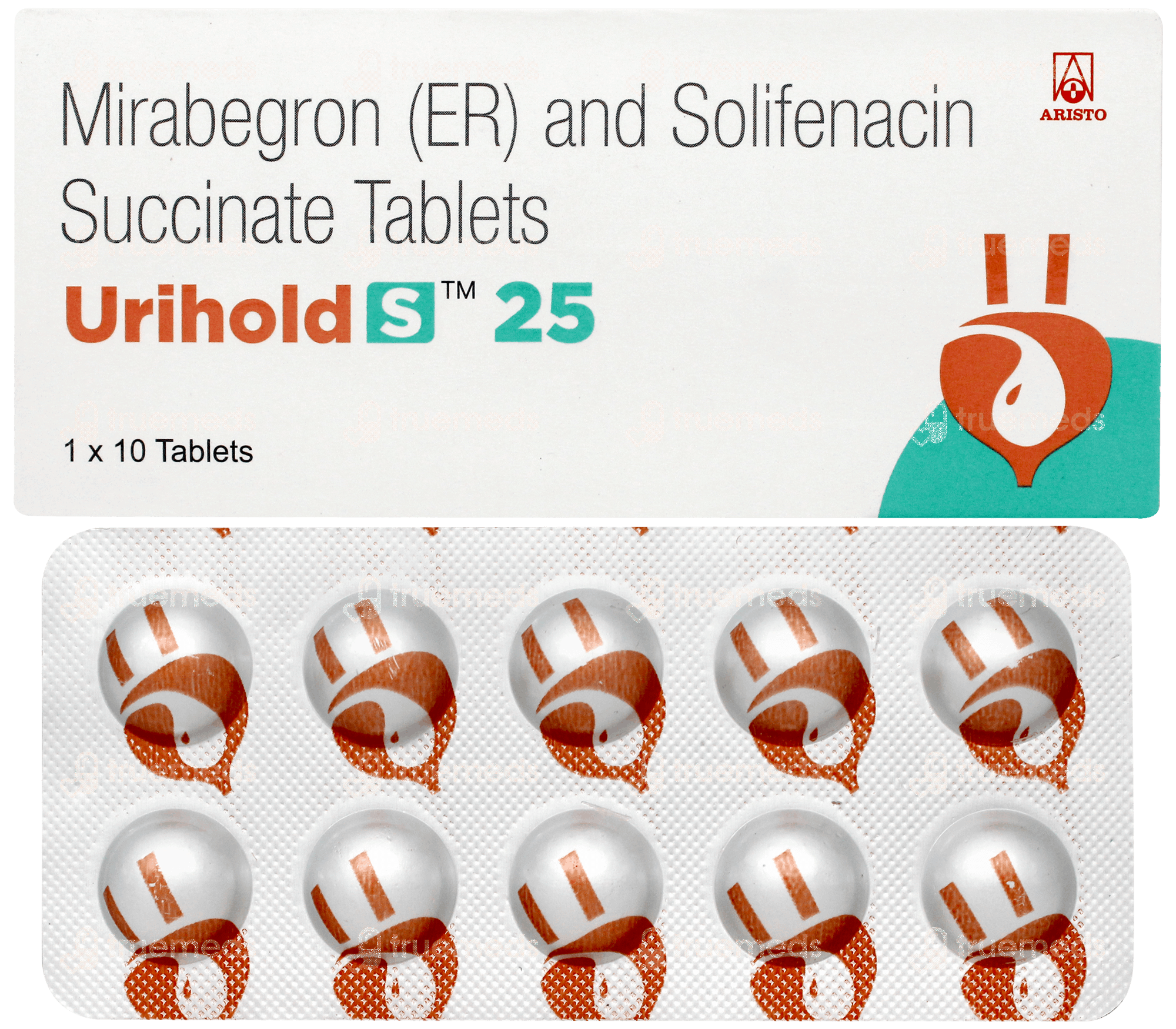 Urihold S 25 Tablet 10 - Uses, Side Effects, Dosage, Price | Truemeds