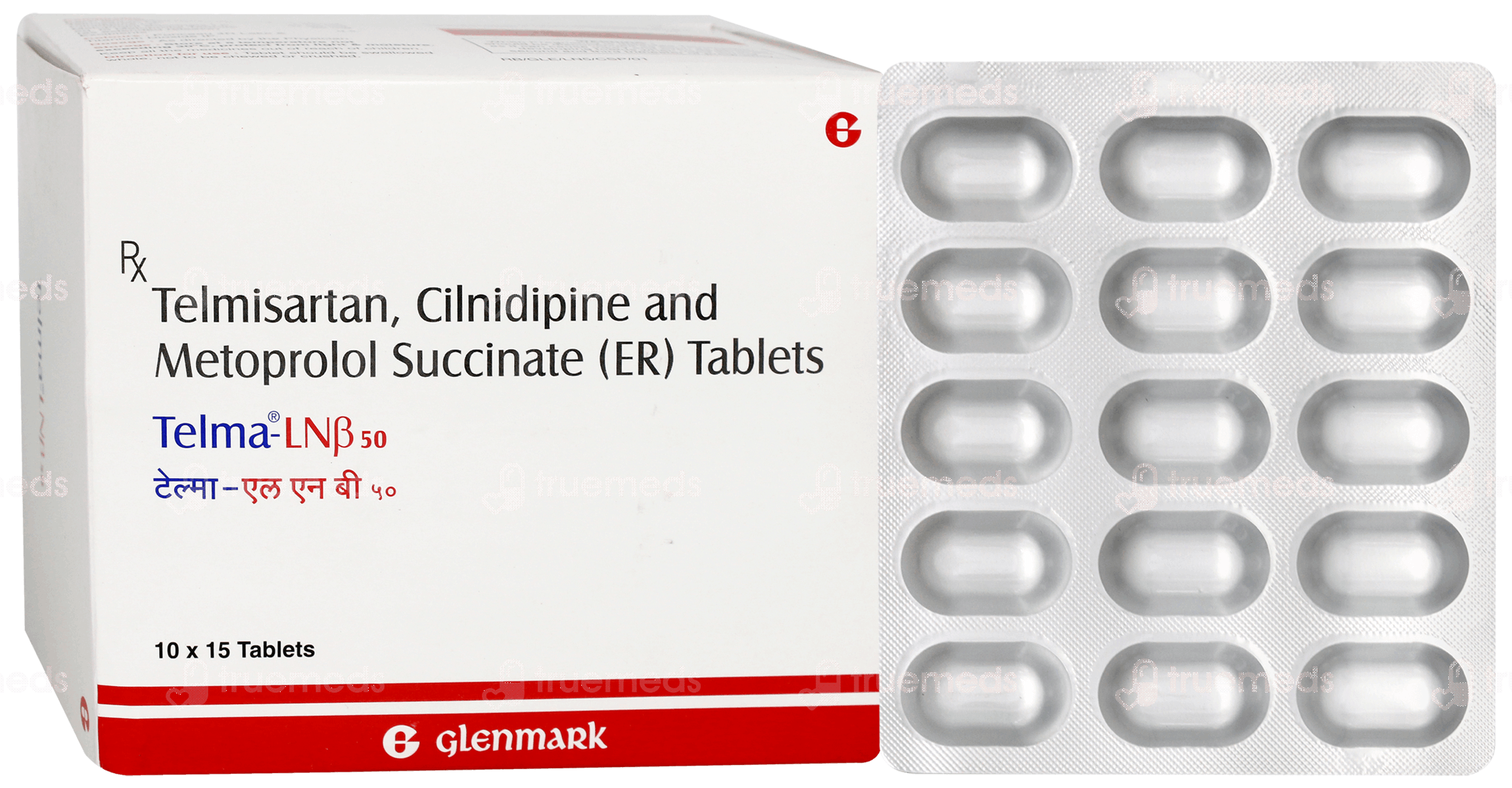 Telma Lnb 50 Tablet 15 - Uses, Side Effects, Dosage, Price | Truemeds