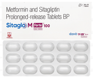 Sitaglo M Forte 100 Tablet 15 - Uses, Side Effects, Dosage, Price ...