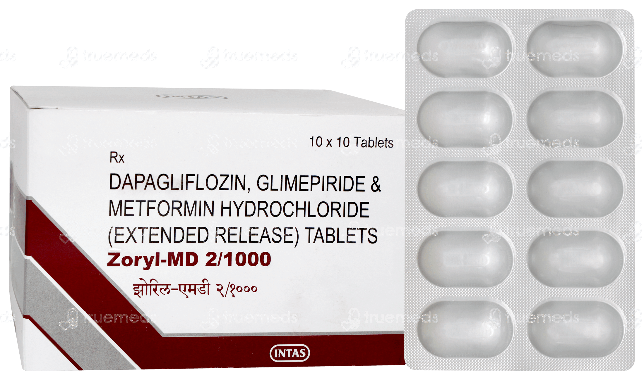 Zoryl Md 21000 Tablet 10 - Uses, Side Effects, Dosage, Price | Truemeds