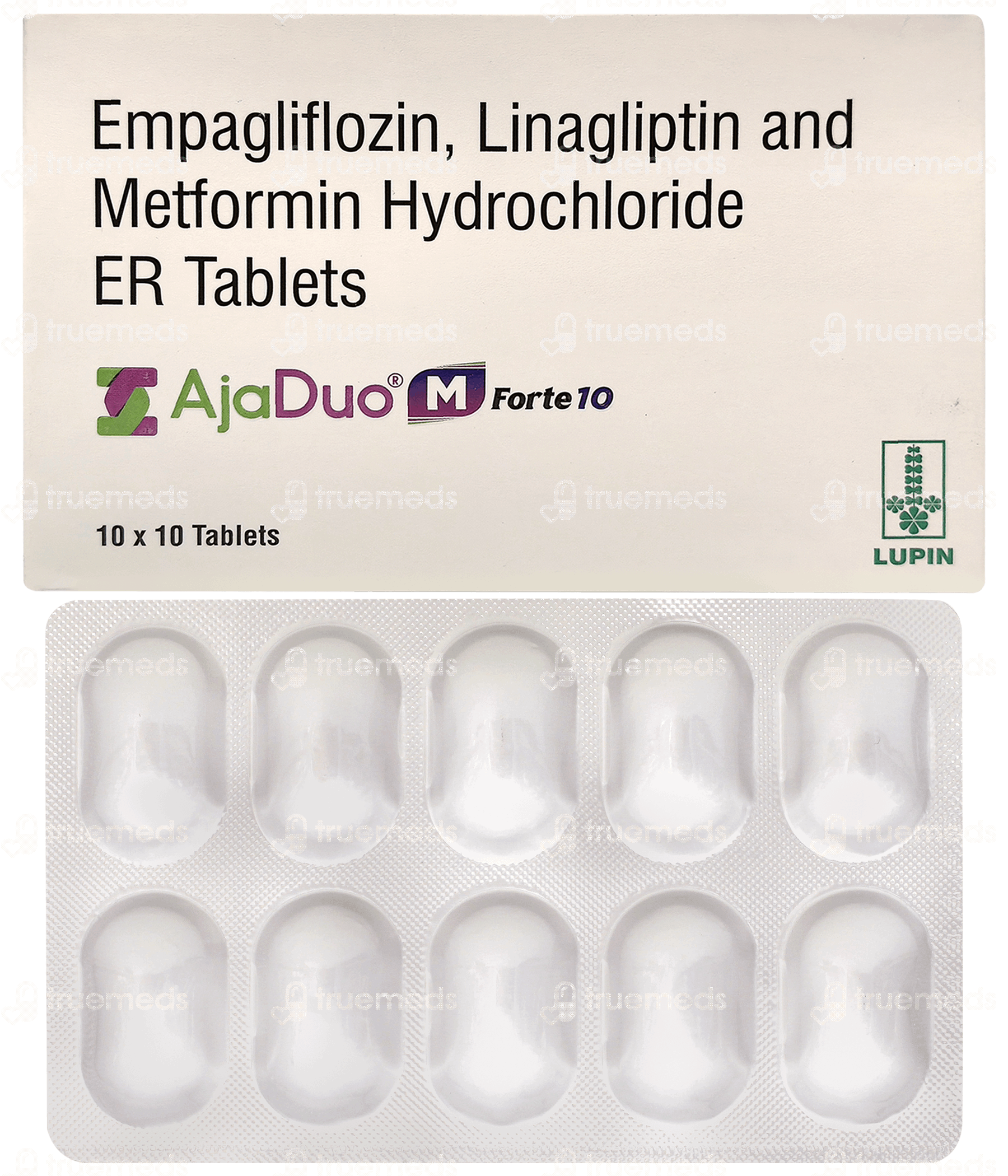 Ajaduo M Forte 10 Tablet 10 - Uses, Side Effects, Dosage, Price | Truemeds