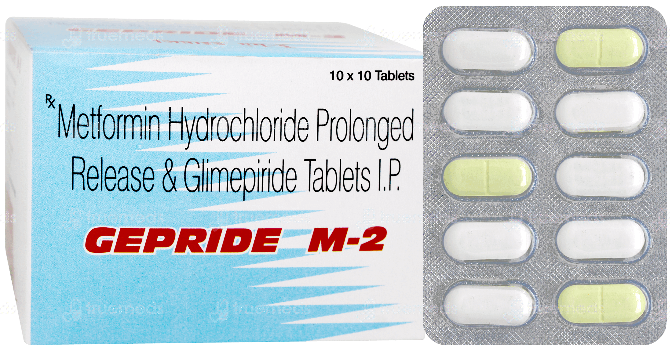 Gepride M 2 Tablet Pr 10 - Uses, Side Effects, Dosage, Price | Truemeds