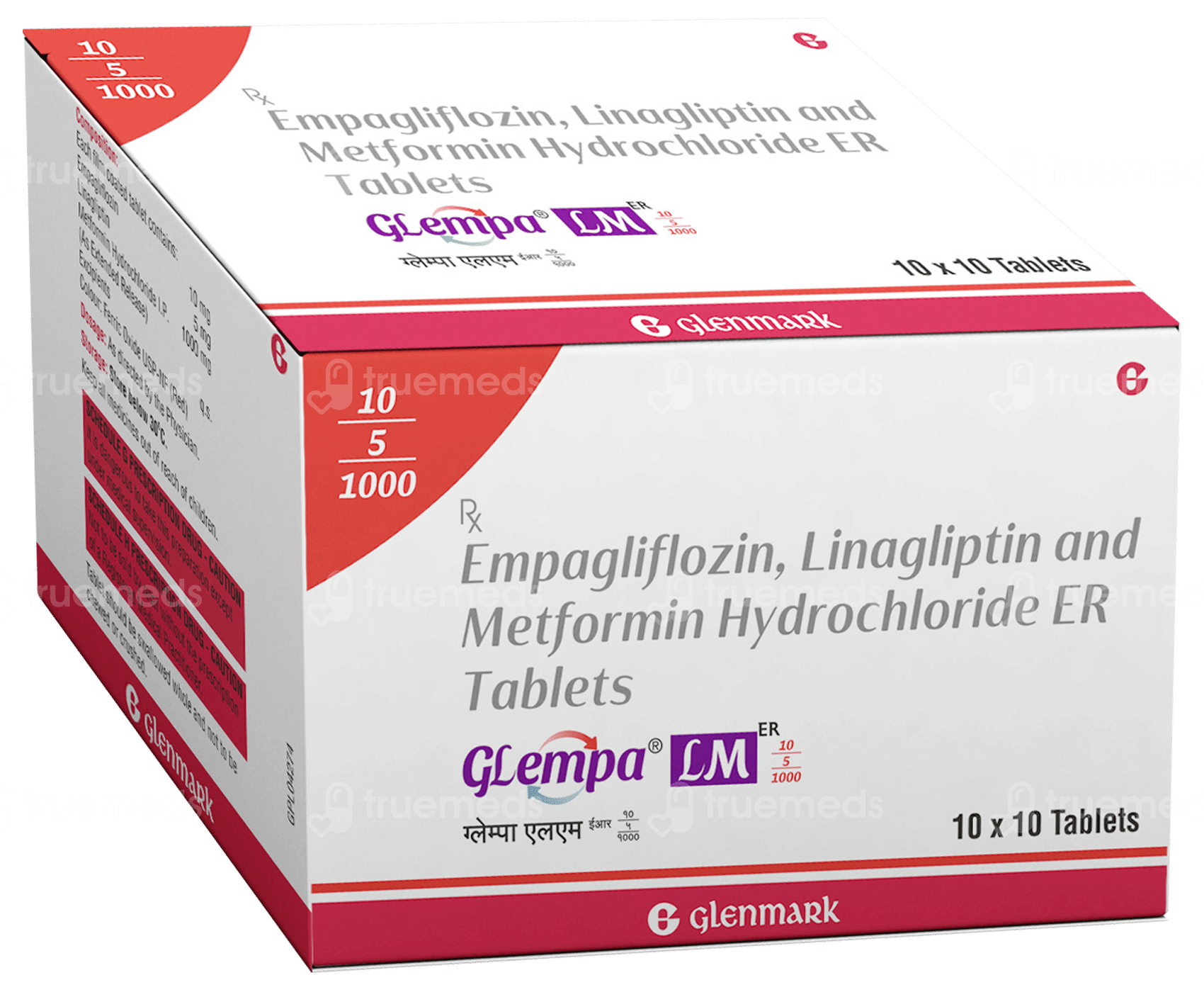 Glempa Lm Er 1051000 Tablet 10 - Uses, Side Effects, Dosage, Price ...