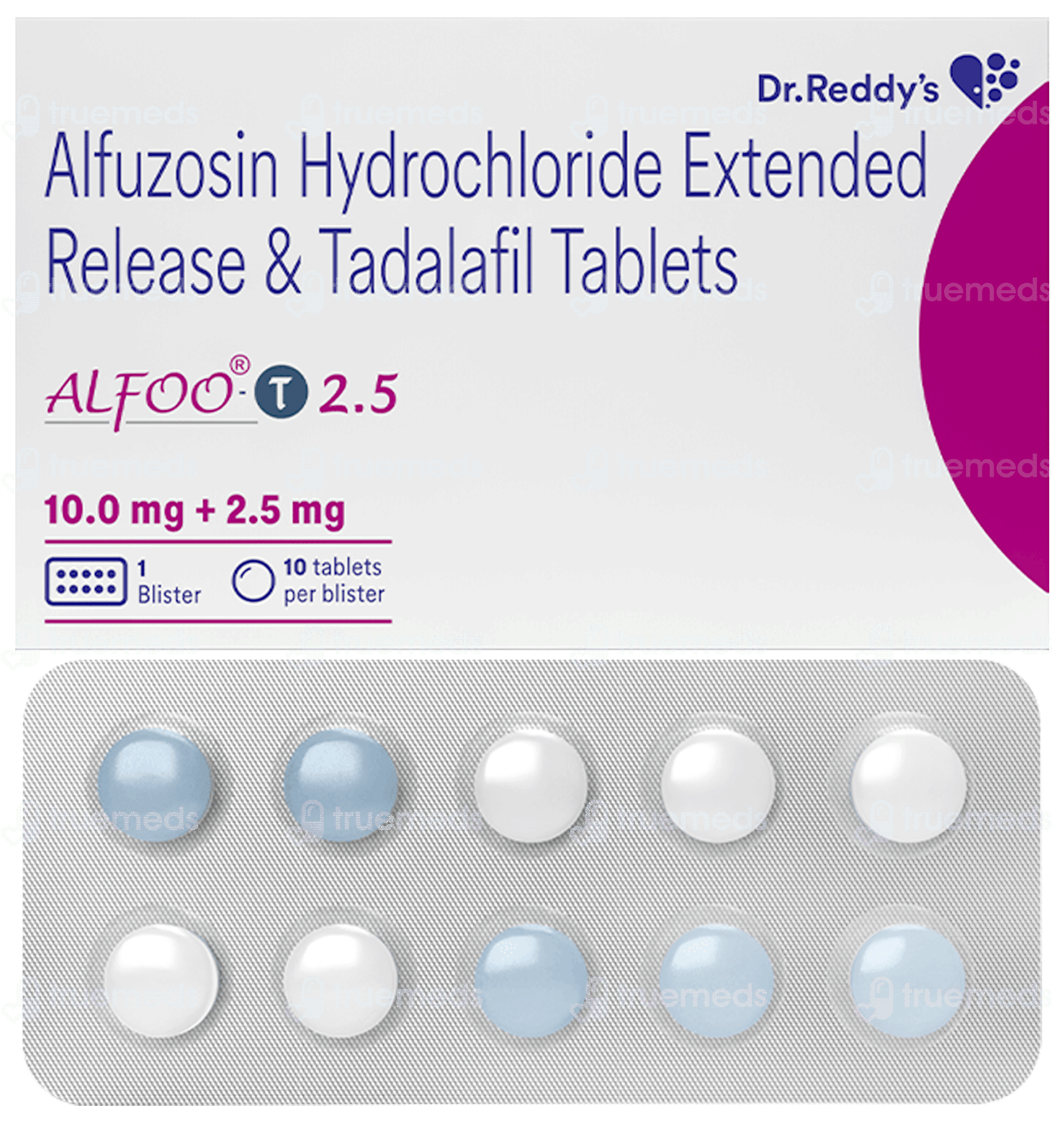 Alfoo T 25 Tablet 10 - Uses, Side Effects, Dosage, Price | Truemeds