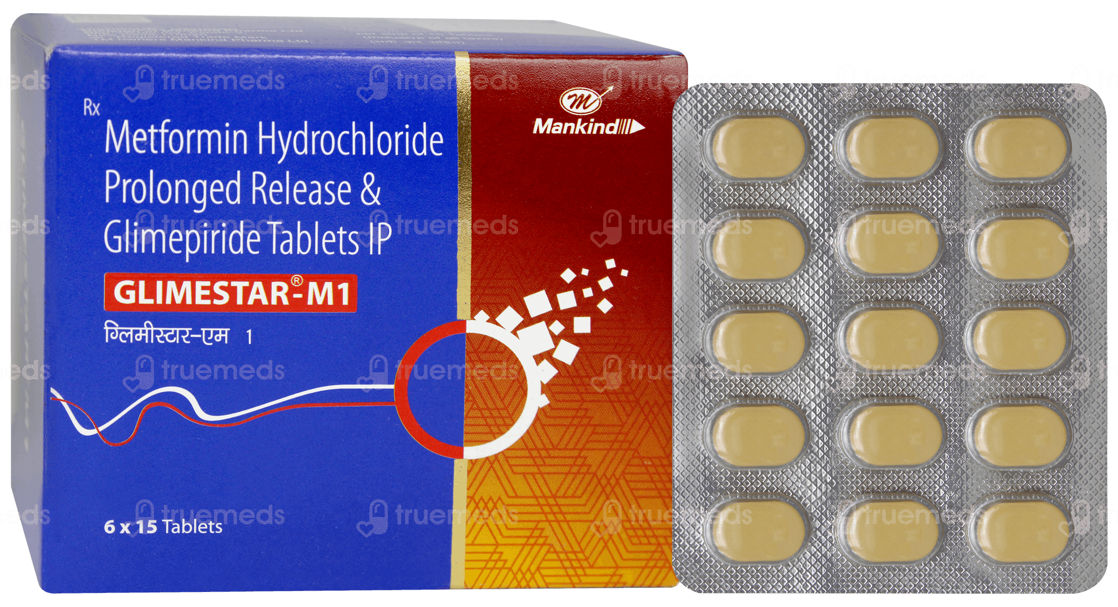 Glimestar M1 Tablet 15 - Uses, Side Effects, Dosage, Price | Truemeds