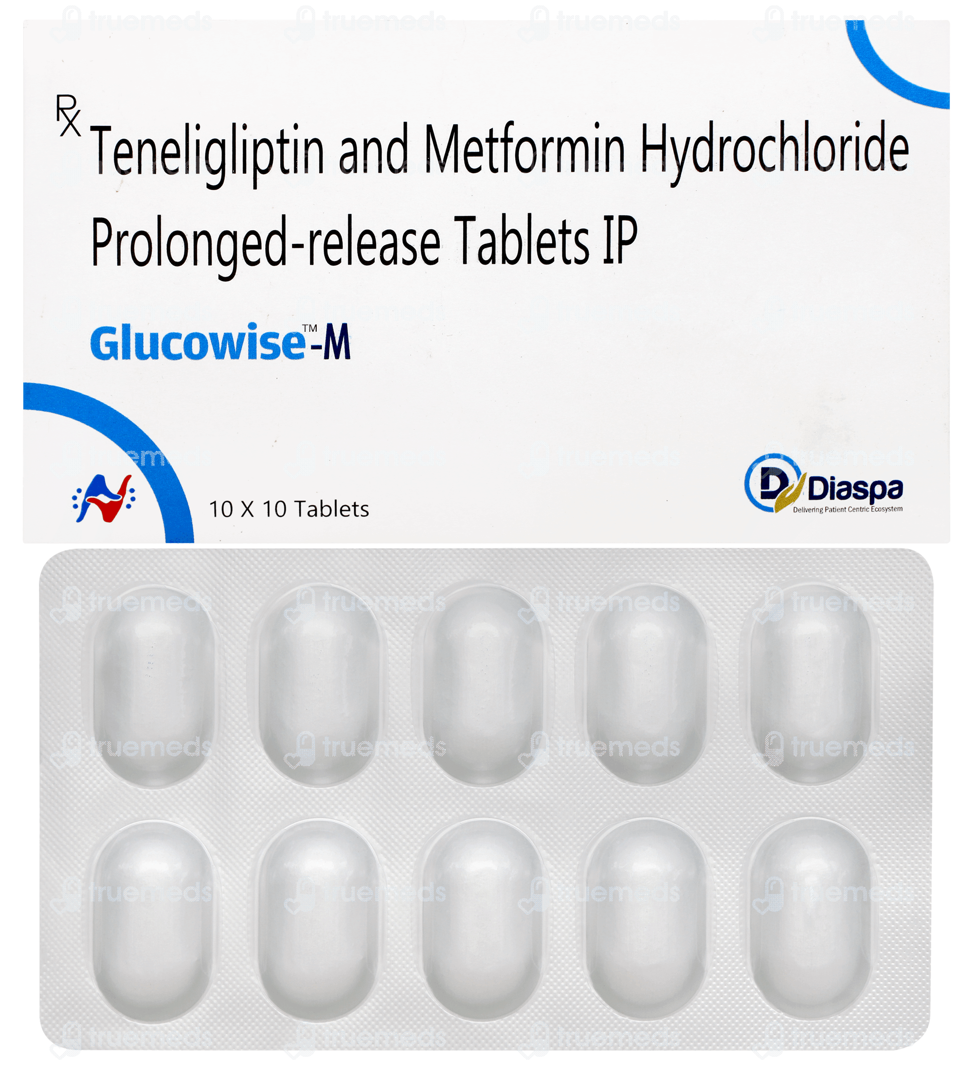 Glucowise M Tablet Sr 10 - Uses, Side Effects, Dosage, Price | Truemeds