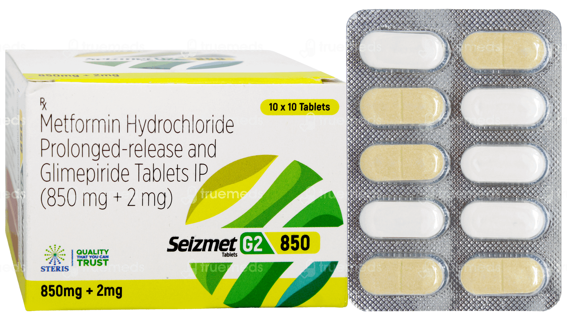 Seizmet G2 850 Tablet 10 - Uses, Side Effects, Dosage, Price | Truemeds